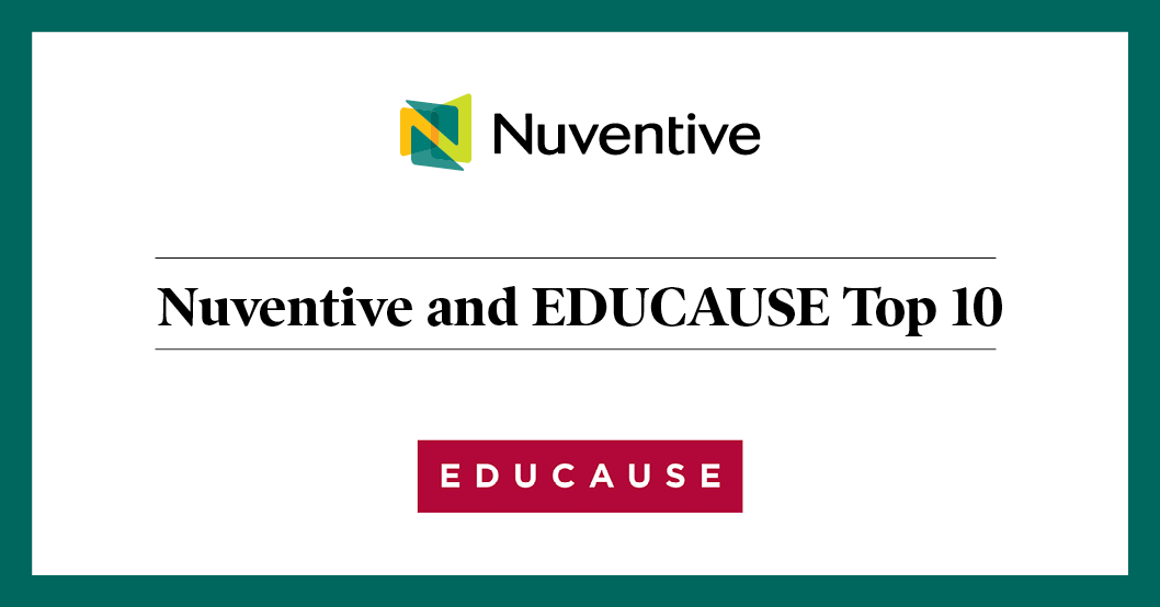 Nuventive and EDUCAUSE Top 10 - Nuventive